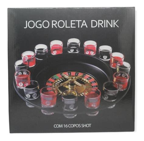 Jogo Roleta De Mesa Roleta Com 16 Copos Shot Parcelamento Sem Juros