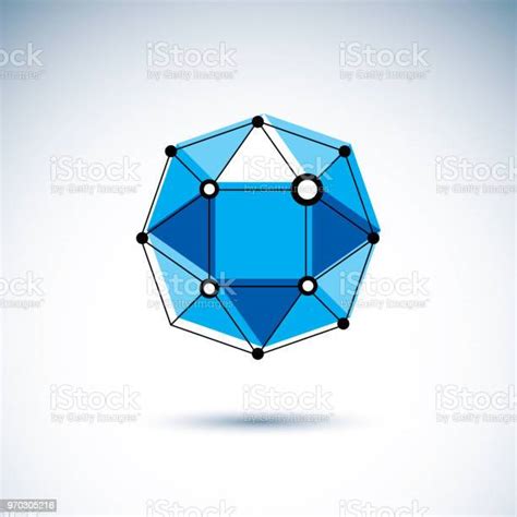 새로운 기술 기호입니다 추상적인 벡터 아이소메트릭 차원 모양입니다 0명에 대한 스톡 벡터 아트 및 기타 이미지 0명 3차원 형태 가장자리 Istock