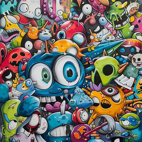 Abstract Cartoon Art Wallpaper 50 Cartoon Of A Awesome Graffiti