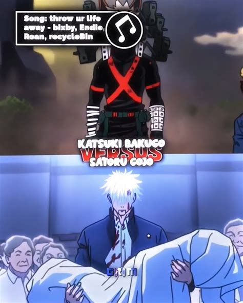 Bakugo Vs Gojo Myheroacademia Jujutsukaisen Katsukibakugo