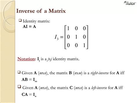 Linear Algebra And Matrix PPT