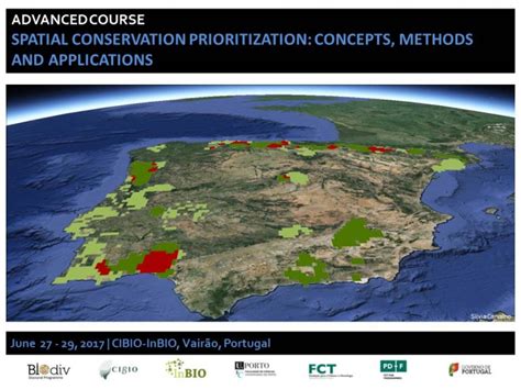 Advanced Course Spatial Conservation Prioritization Concepts Methods
