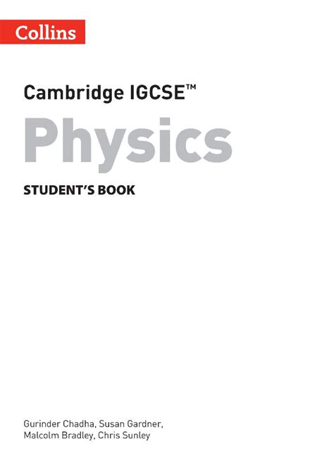 [sách] Collins Cambridge Igcse Physics Teachers Guide Third Edition 2021 Sách Giấy Gáy Xoắn
