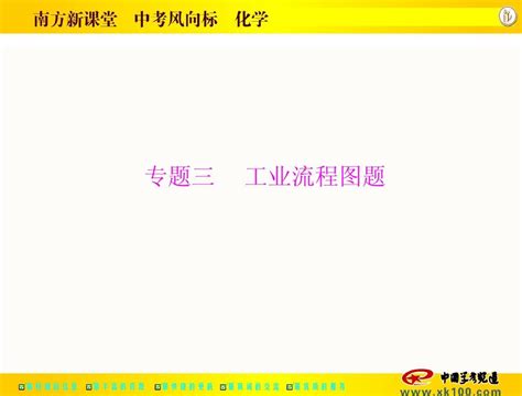 第二部分 专题三 工业流程图题 Word文档在线阅读与下载 无忧文档