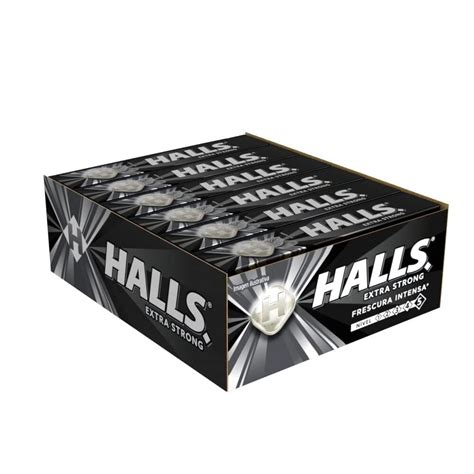 Halls Cough Drops Intense Cool Extra Strong 12 Pack