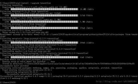 Tensorflow Windows 安装windows卸载tensorflow Csdn博客
