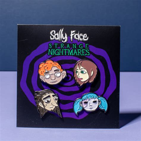 Sally Face Enamel Pin Set 1 Maestro Media Sally Face Enamel Pin Set 1 Maestro Media