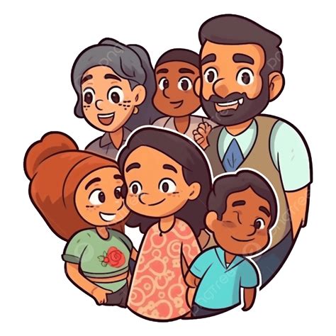 Boceto De Familia De 6