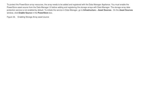 Enabling Storage Array Asset Source Dell Powerprotect Data Manager Appliance Protection For