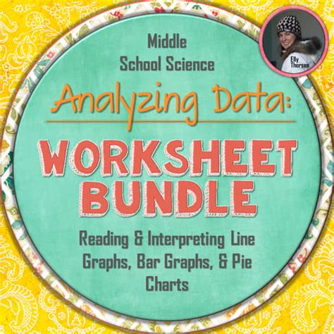 Analyzing Graphs And Interpreting Data Worksheet Bundle For Middle School