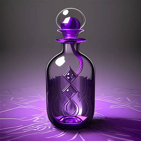 Potion Bottle Magic Mysterious Purple Dnd Arthubai