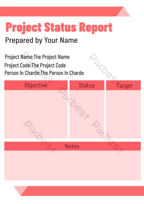 Project Status Report Minimalist Business Red Template PSD Free Download Pikbest Project Status Report Minimalist Business Red Template PSD Free Download Pikbest