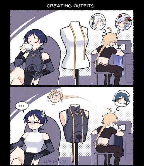 Aether Creando Outfits Genshin Impact Hoyolab