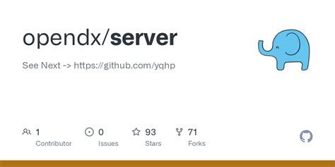 GitHub Opendx Server See Next Https Github Com Yqhp