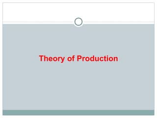 Short And Long Run Production Functions PPT