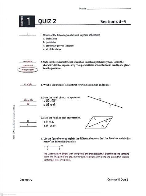 Bju Geometry Tests Answer Key 4th Ed Learning Plus Ph