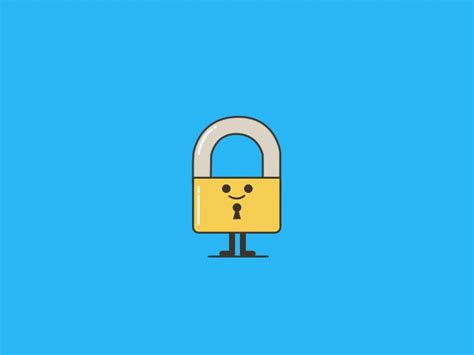 LOCK UNLOCK Banner Gif Motion Design Animation Simple Designs To Draw