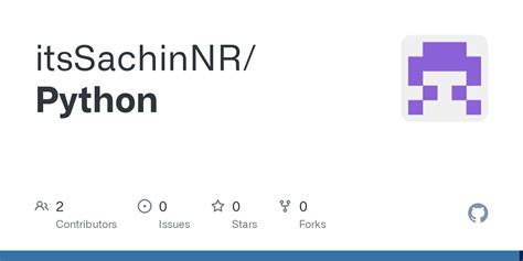 Github Itssachinnrpython