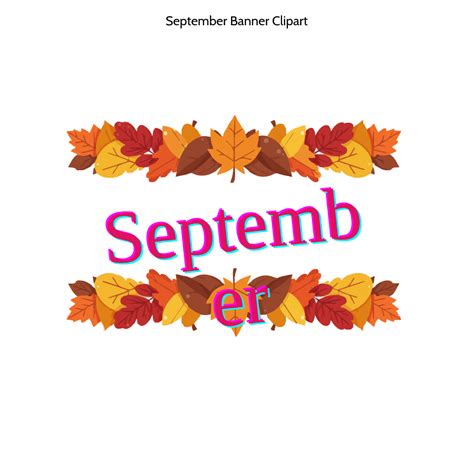 Free September Vector Clipart Png Svg To Edit Online