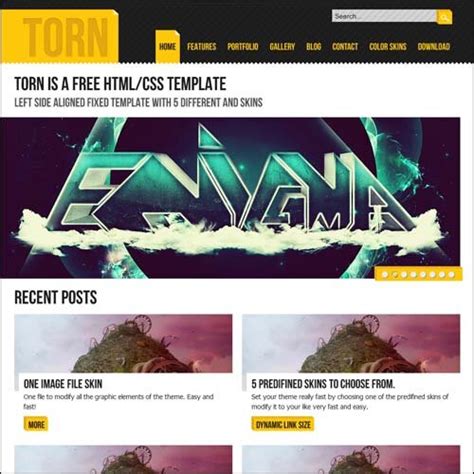 110 free responsive html5 css3 website templates
