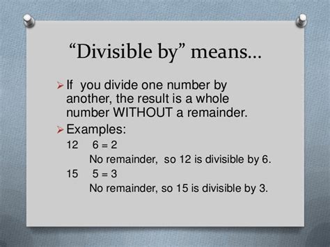 Divisibility Rules