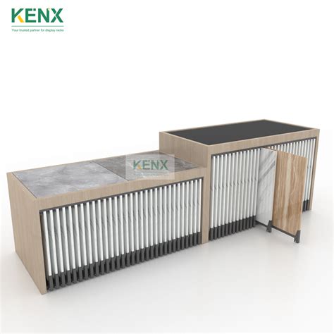 Drawer Tile Counter Wooden Display Stand Direct Selling Tiledisplaystand Com