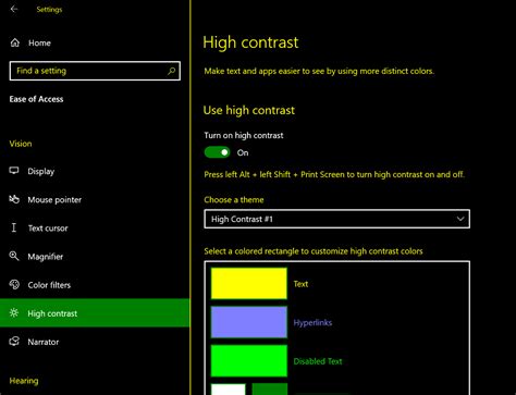 In High Contrast Mode All Themes Look The Same And Diff Is Colorless · Issue 17191 · Desktop