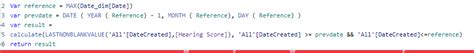 solved dax to return latest data based on the slicer sele