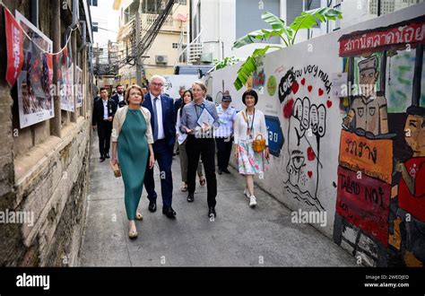 Bangkok Thailand 25th Jan 2024 Federal President Frank Walter