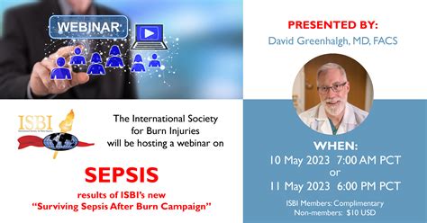 Sepsis Webinar International Society For Burns Injuries