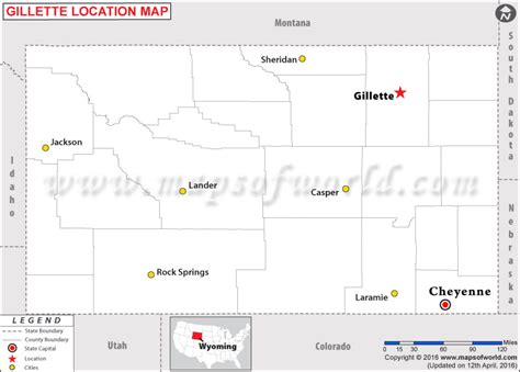 Where Is Gillette Located In Wyoming Usa