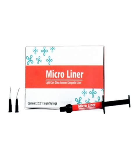 Micro Liner Lightcure Glass Ionomer Composite Liner S2r Lifecare