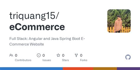 Github Triquang Ecommerce Full Stack Angular And Java Spring Boot E Commerce Website