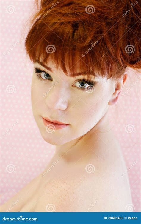 Redhead Portrait Stock Image Image Of Healthy Hair