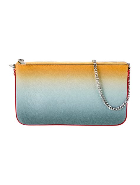 Christian Louboutin Leather Loubila Blue Shoulder Bags Handbags Cht457222 The Realreal