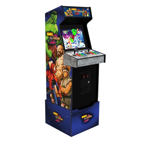Arcade1up Marvel Vs Capcom 2 Arcade With Lit Marquee And Riser Sansujyuku