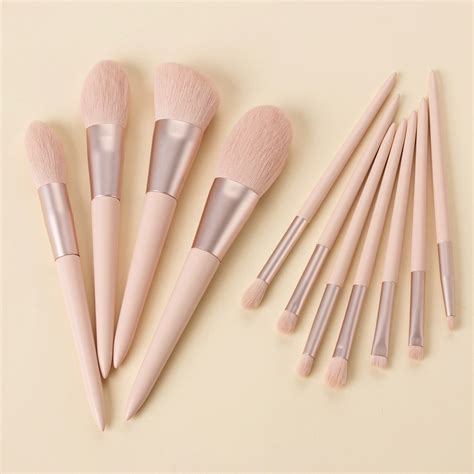 Maange 11pcs Premium Makeup Brush Set For Foundation Blush Concealer