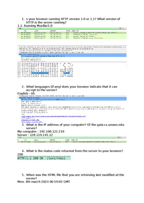 Netfun Lab Week3 S Your Browser Running Version 1 Or 1 What Version Of Is The