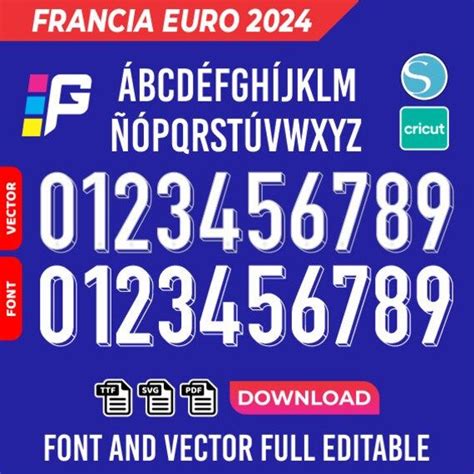 France Jersey Font Vector 2024 Pdf Svg Ttf Etsy Uk Jersey Font