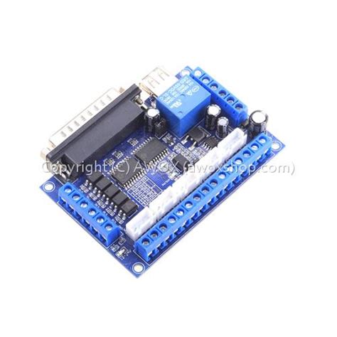 Cnc Mach Axis Stepper Motor Driver Interface Board With USB Cable Awox Electronics