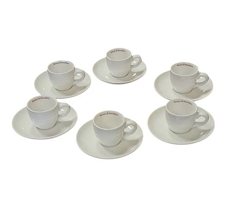 Английски порцеланови чаши с чинийка за късо кафе Antique Boutique