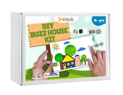 Buzzhouse Diy Paper Circuit House Kit With Buzzer Kitkraft India
