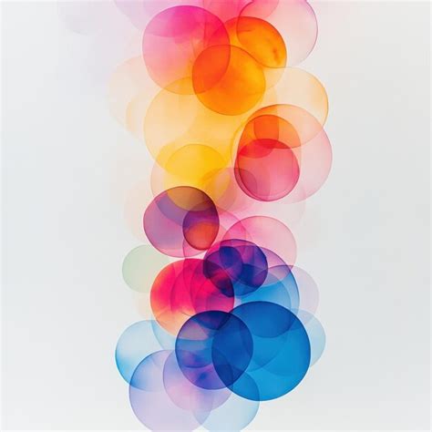 Pastel Watercolor Circles Abstract Soft And Dreamy Background Premium Ai Generated Image