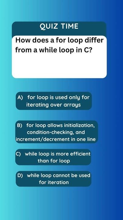 C Programming Quizdetailed Explanation In Comments👉 Codingquiz Loops
