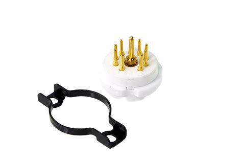 Connex Socket 9 Pin Ultra Premium Ceramic Gold Plated Machined Pins Chassis Mount