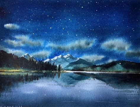 三分钟学画 我们一起来画个属于自己的星空吧