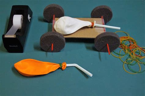 Balloon Rocket Cars 9 Steps With Pictures Instructables