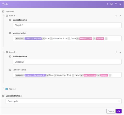 Transforming Boolean Values From Webflow Webhook For Airtable Multiple