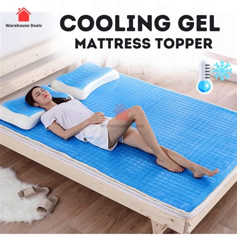 High Quality Cooling Gel Bed Mattress Topper Single Queen King