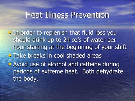 Ppt Heat Illness Prevention And Protection Powerpoint Presentation